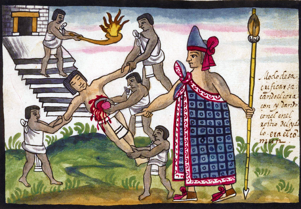 Aztec Creation Myth and Blood Sacrifices to the Gods – Bishop's ...